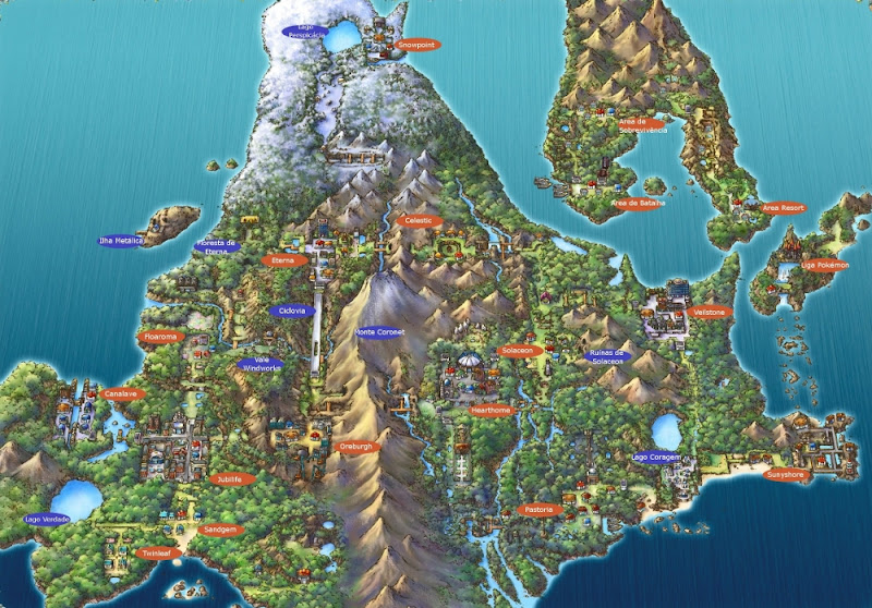 PoKeMon Soul Silver: Regiões - Sinnoh